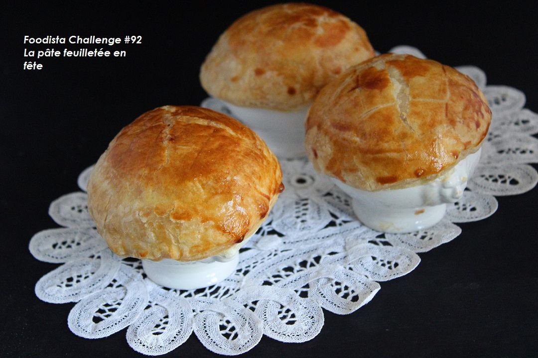Tartelettes feuilletées aux pommes et boudin blanc